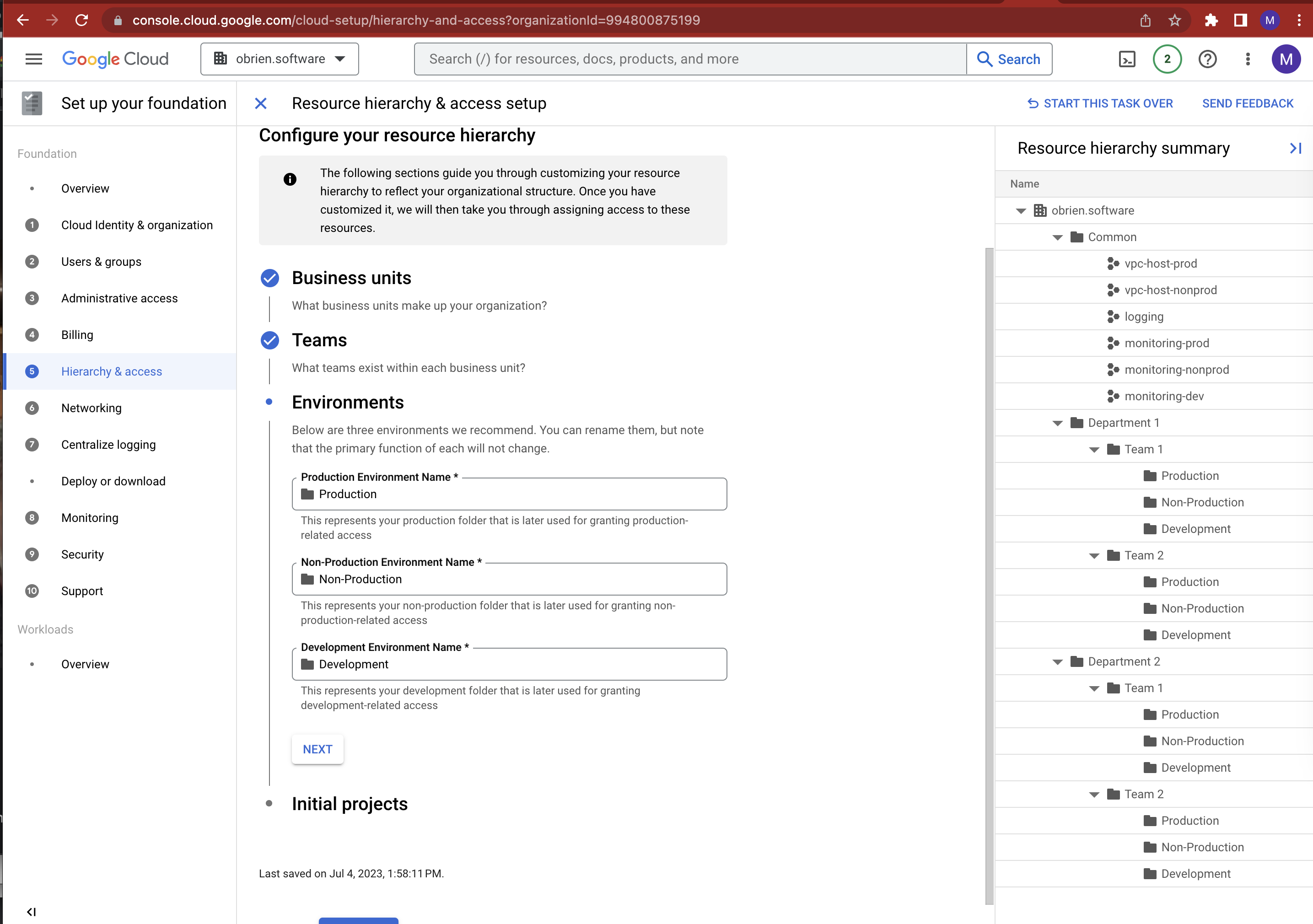 Google Cloud Enterprise Setup Checklist - Day 0 alignment with Technical Onboarding Center ...