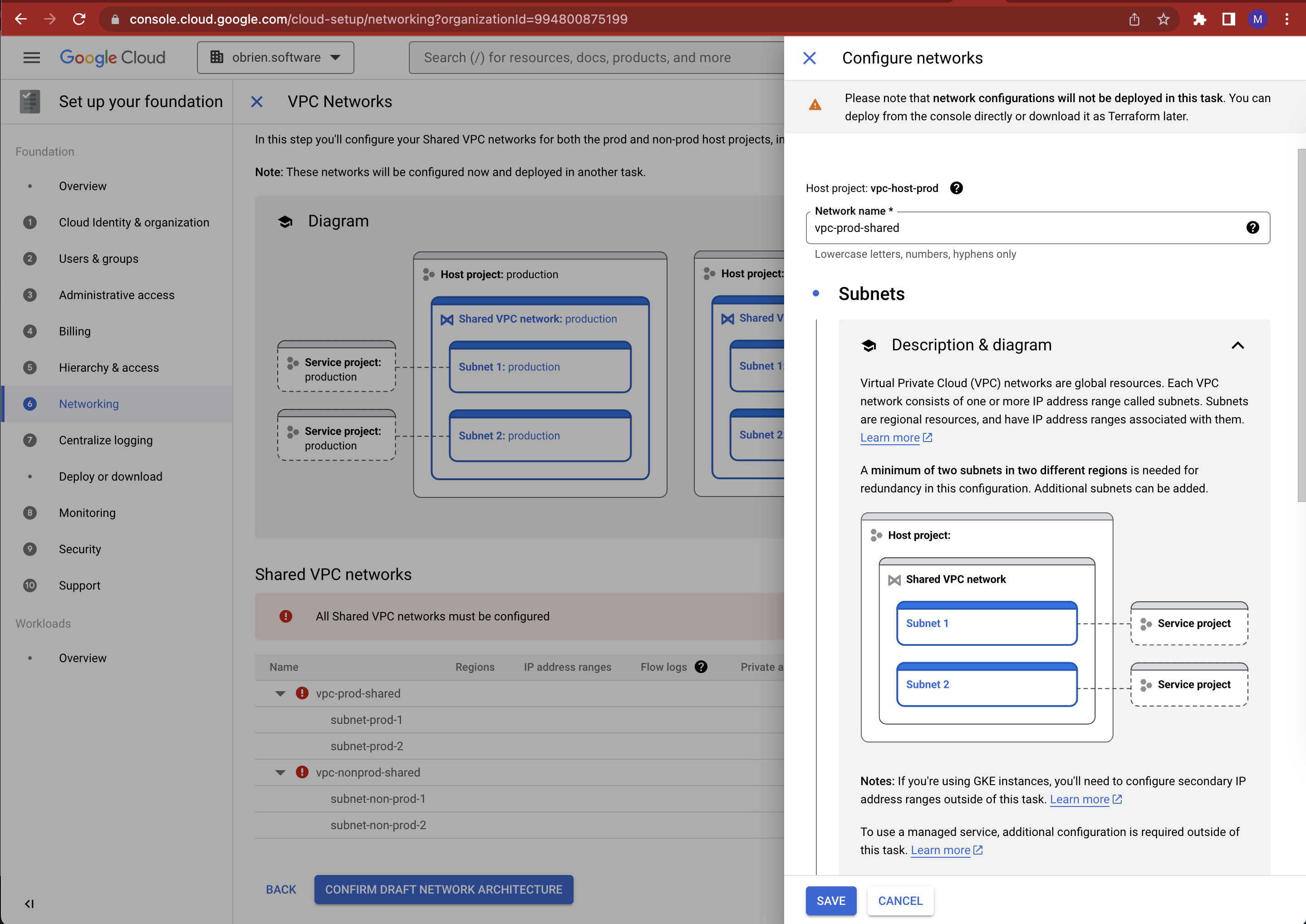 Google Cloud Enterprise Setup Checklist - Day 0 alignment with ...