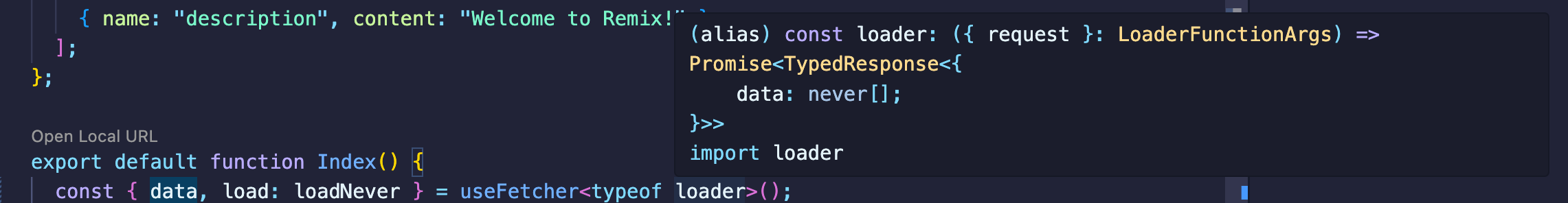 Loader response converts `never[]` to `null[]` · Issue #7940 · remix-run/remix · GitHub