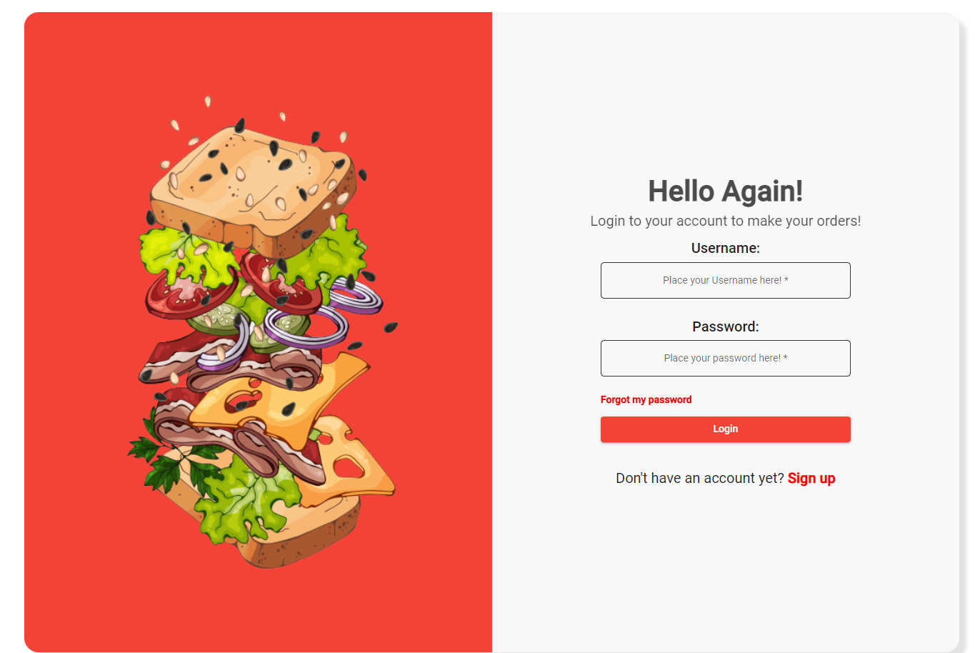 GitHub - angelolorensi/Food-App: Food App é um projeto que criei para praticar os frameworks ...