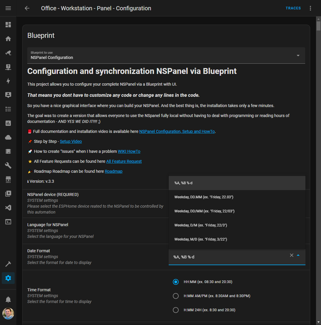 Date / Time formatting · Blackymas NSPanel_HA_Blueprint · Discussion #523 · GitHub