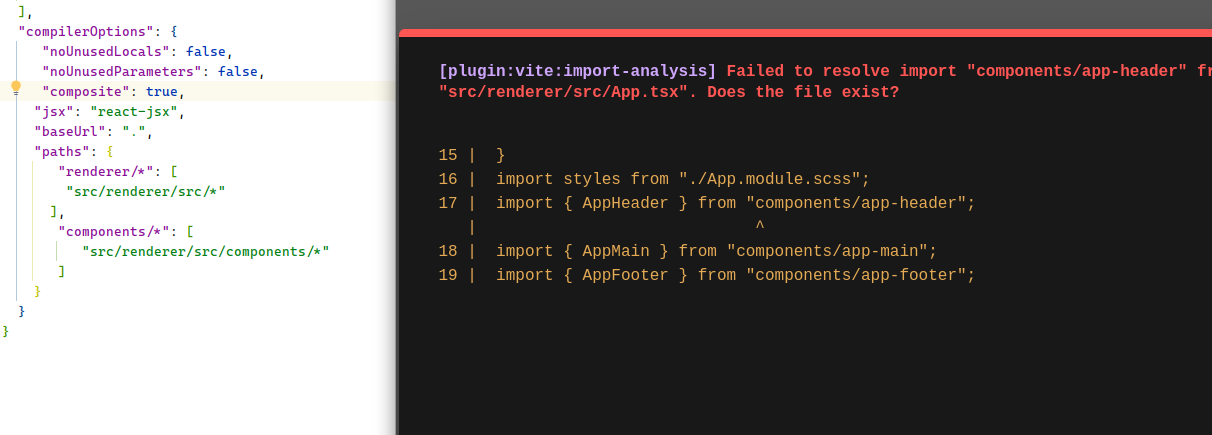 Failed to resolve import after configuring tsconfig paths · Issue #105 · alex8088/electron-vite ...