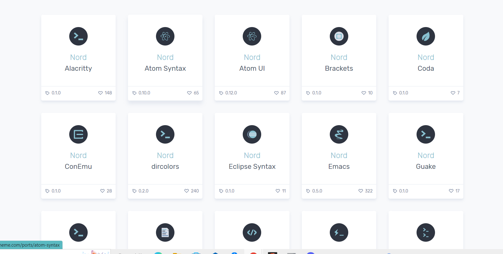 adding styling to ports cards · Issue #174 · nordtheme/nord · GitHub