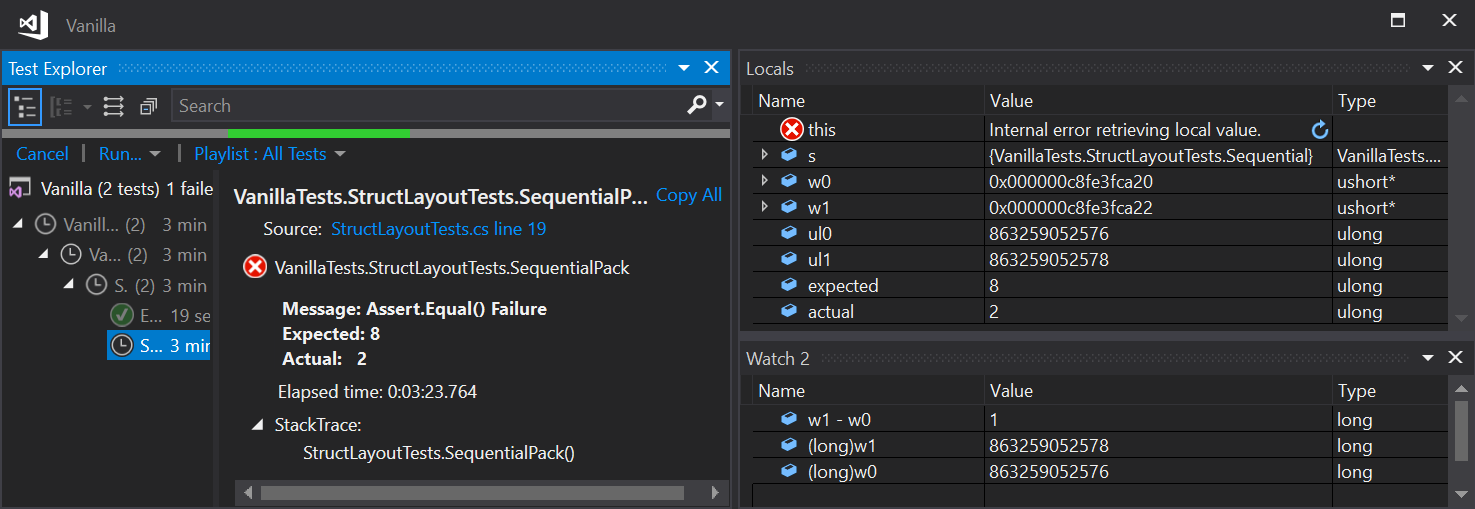 StructLayout Pack is not honoured even for blittable types · Issue #12342 · dotnet/runtime · GitHub