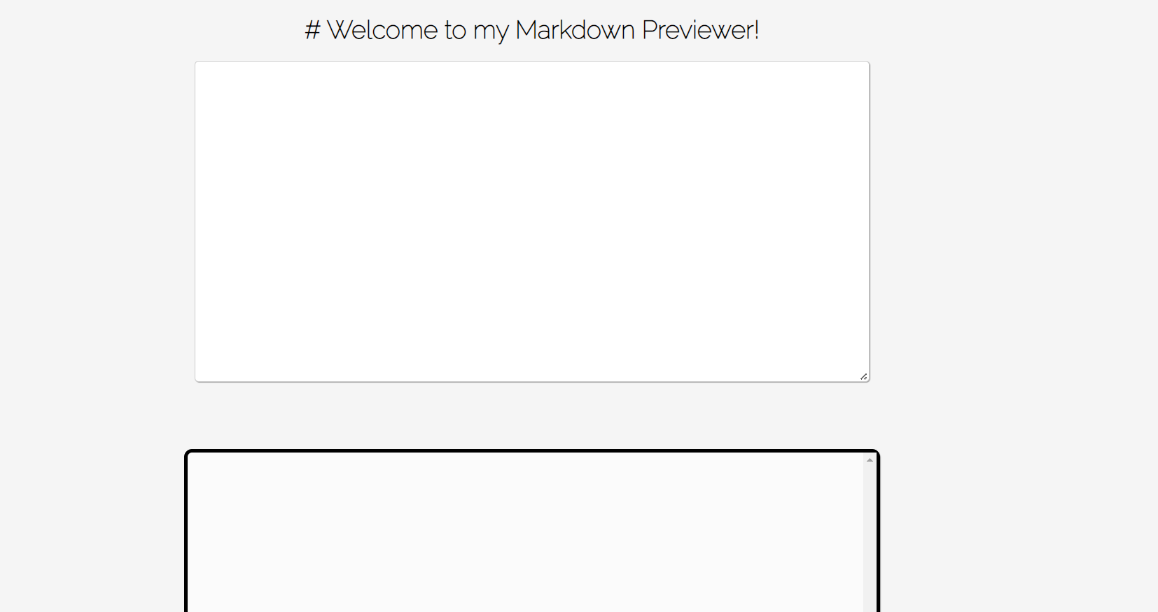 GitHub - AREEZAZEEM/markdownPreviewer