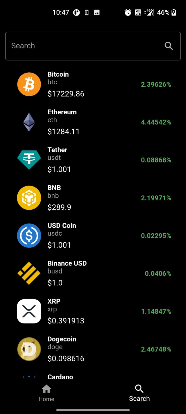 GitHub - SinjinxJohn/Cryptified: A crypto tracker application built using flutter and api ...