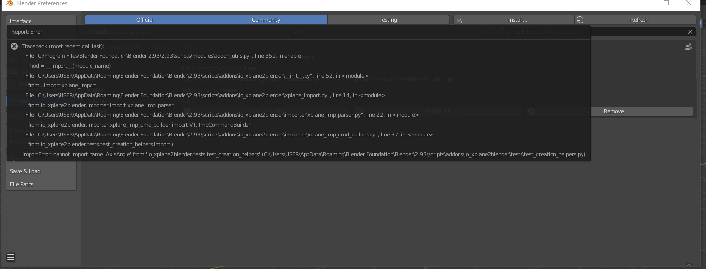 4.2.0 Alpha not able to install on blender? · Issue #679 · X-Plane/XPlane2Blender · GitHub