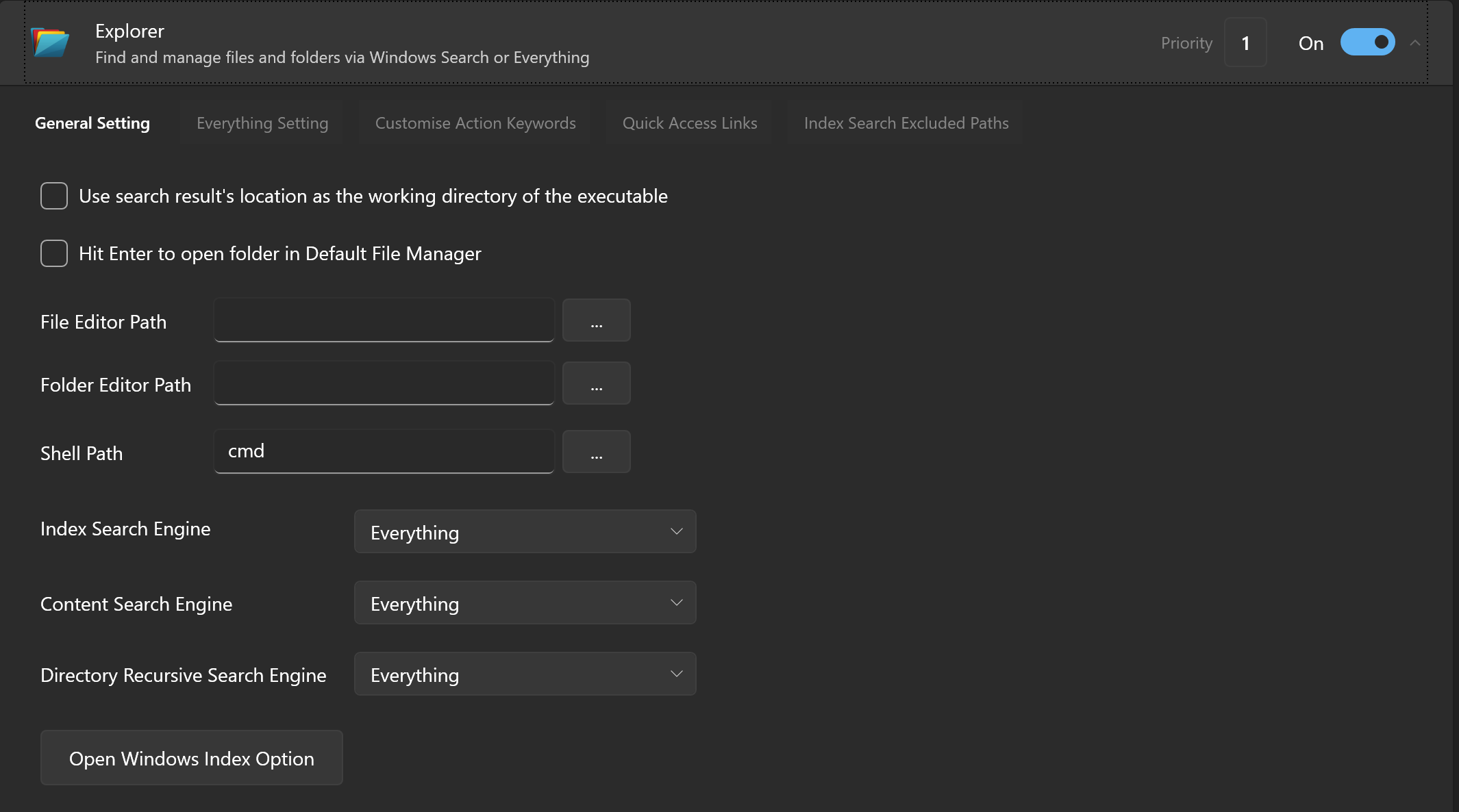 Bug Error While Querying Everything As Of Flowlauncher 116 · Issue 2243 · Flow Launcher 