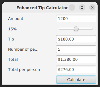 GitHub - kysaadatlie/Enhanced-Tip-Calculator: My homework