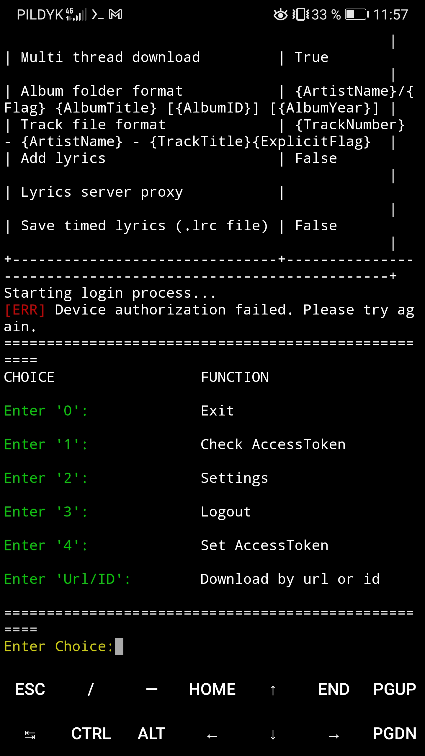 [BUG] Device authorization failed · Issue #726 · yaronzz/Tidal-Media-Downloader · GitHub