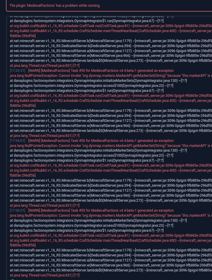 [MedievalFactions] Task #55 for MedievalFactions v4.4-beta-1 generated an exception · Issue ...