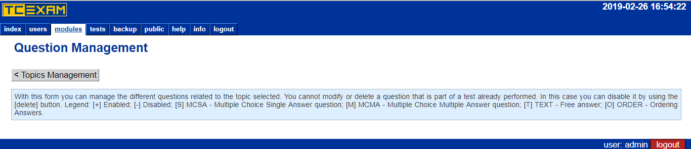 Question Management can't add question · Issue #247 · tecnickcom/tcexam · GitHub