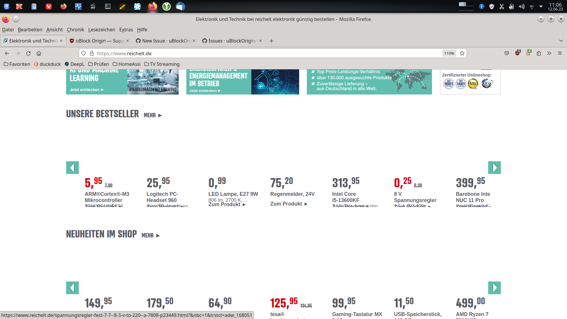 reichelt.de: breakage · Issue #18474 · uBlockOrigin/uAssets · GitHub