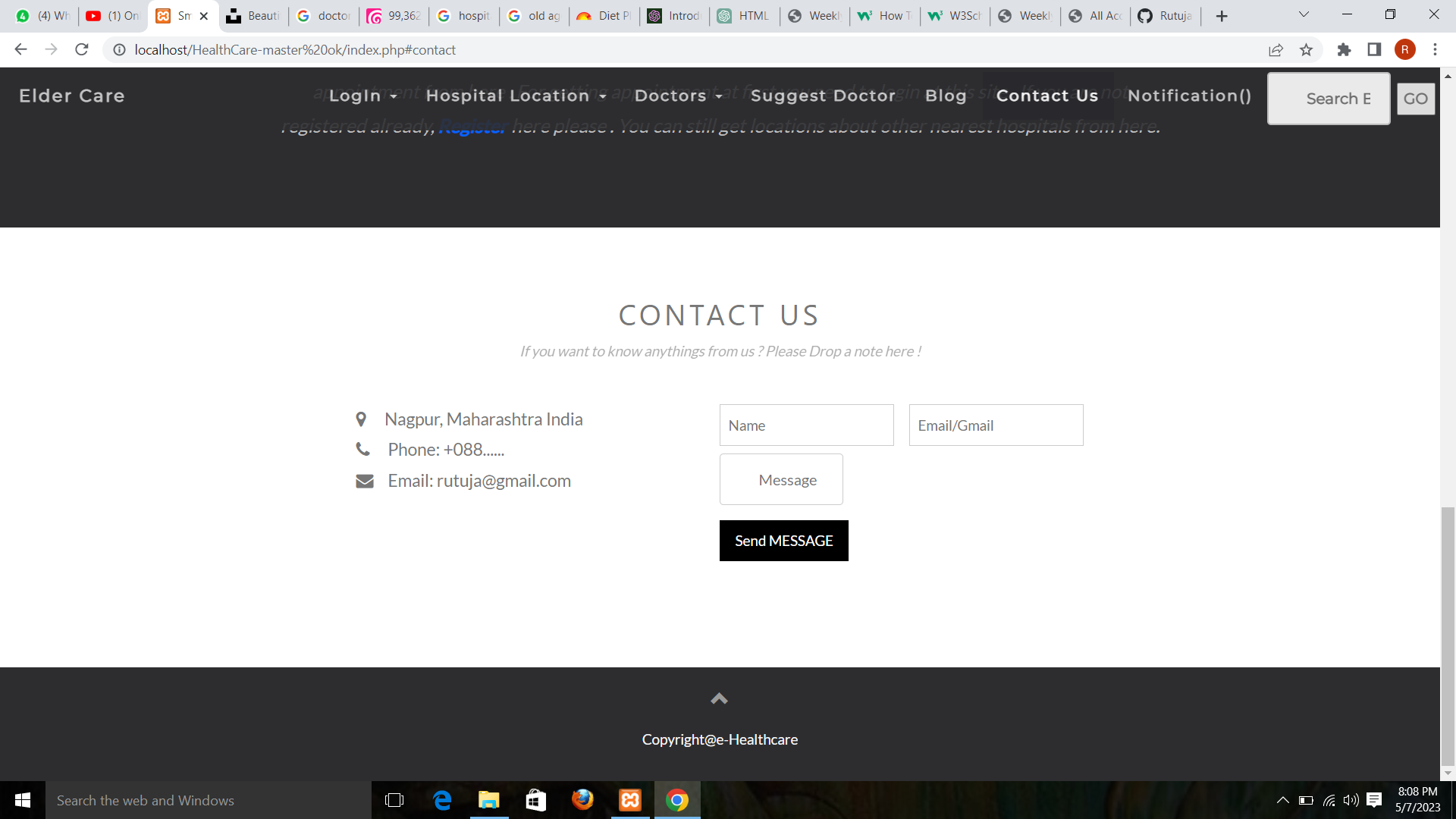 GitHub - RutujaPohare/ElderCare-Website