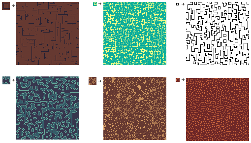 GitHub - nsmryan/wfc-1: Wave Function Collapse library in C, plus a ...
