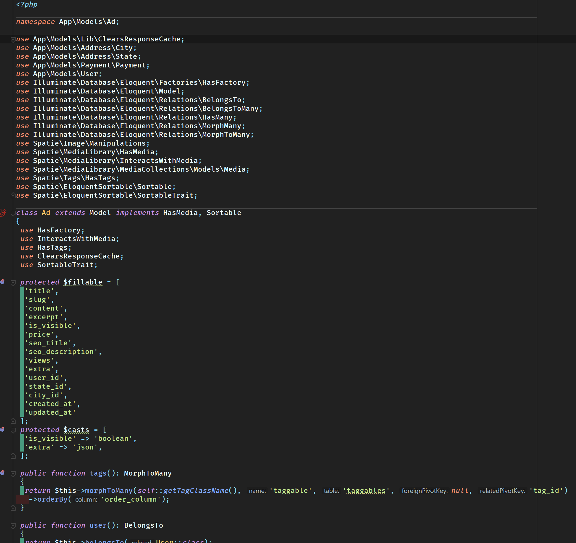 Livewire encountered corrupt data when trying to hydrate the [app.filament.resources.ad.ad ...