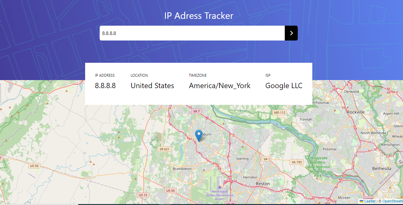 GitHub - VitorFerronato/ip-tracker