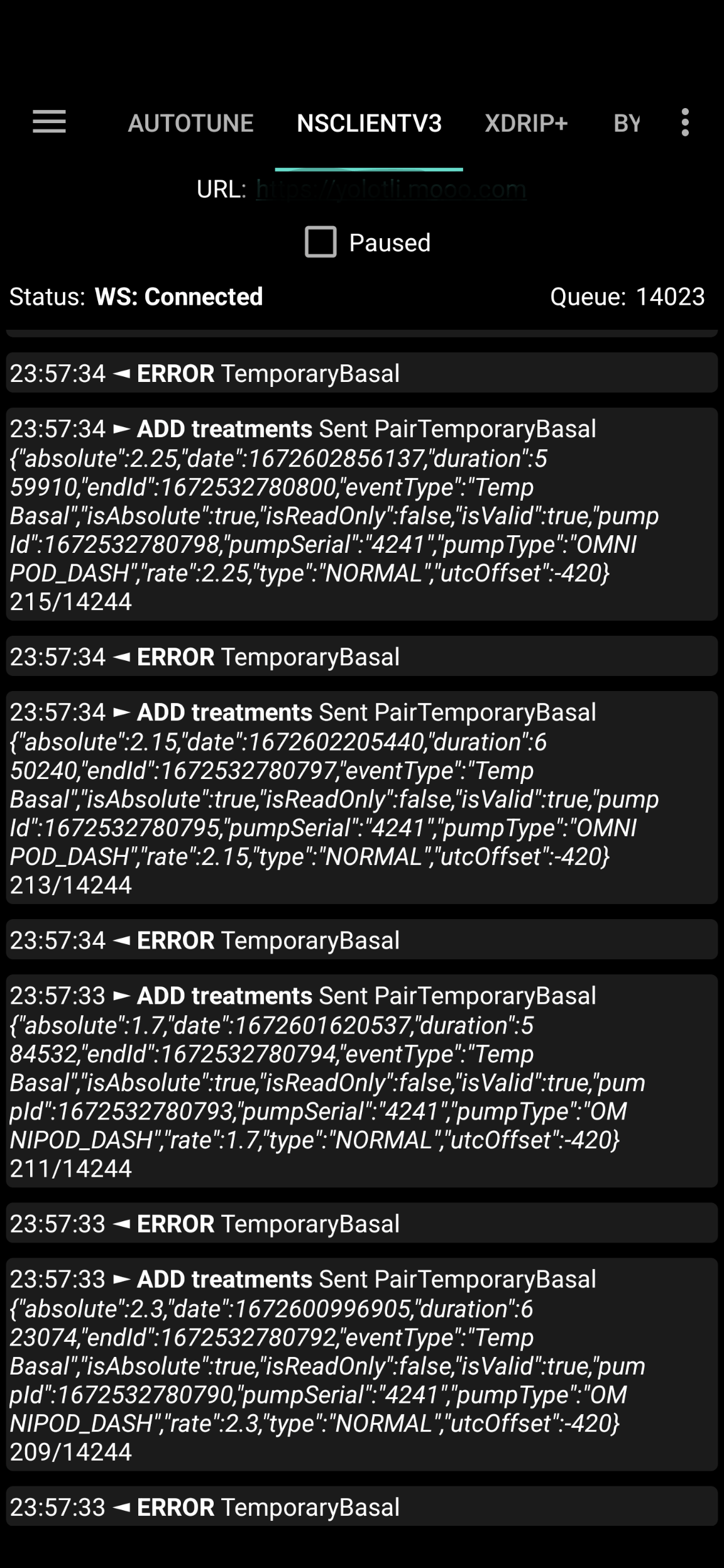 NSCLient V3 Sync Problems · Issue #2442 · nightscout/AndroidAPS · GitHub