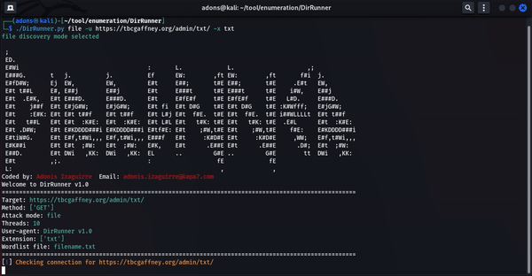 GitHub - sp34rh34d/DirRunner: Enumeration & fingerprint tool