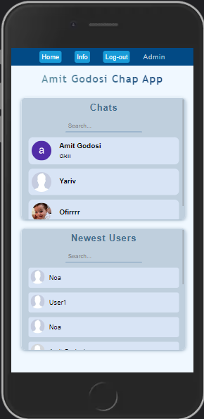 GitHub - AmitGodosi/ChatMe: Chat App created with React.js, Node,.js (express), MongoDB ...