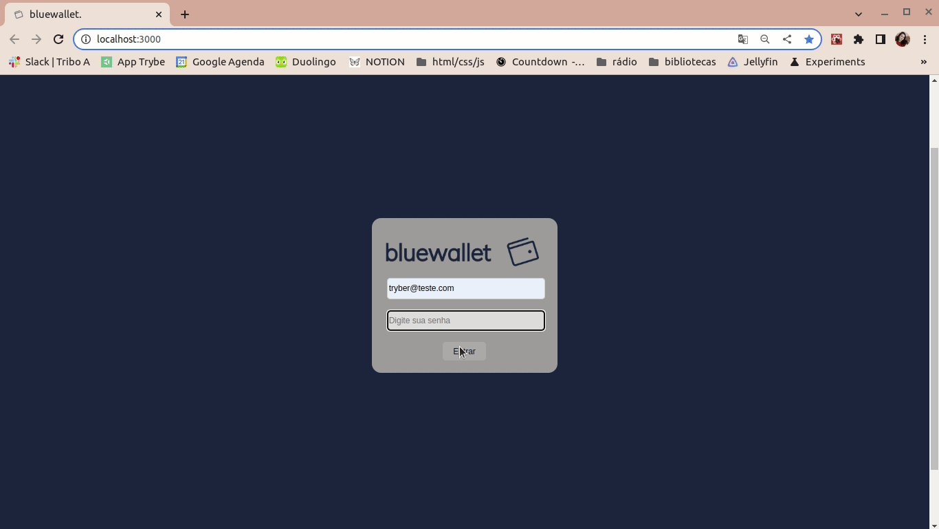 GitHub - marcelamchdo/bluewallet: Projeto de carteira virtual desenvolvido durante o curso de ...