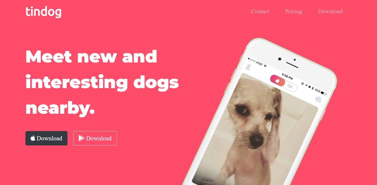 GitHub - Hashuudev/TinDog-Page: A tinder website for Dogs developed using HTML, CSS and ...