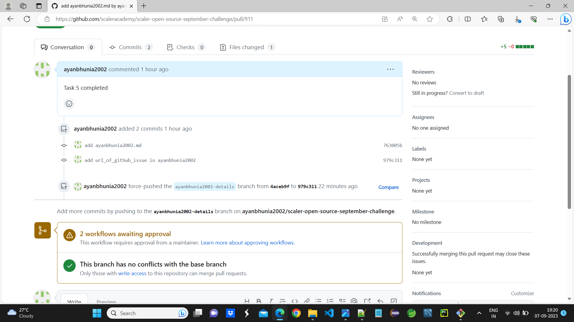 Challenge #1-Ayan Bhunia · Issue #208 · scaleracademy/scaler-open-source-september-challenge ...
