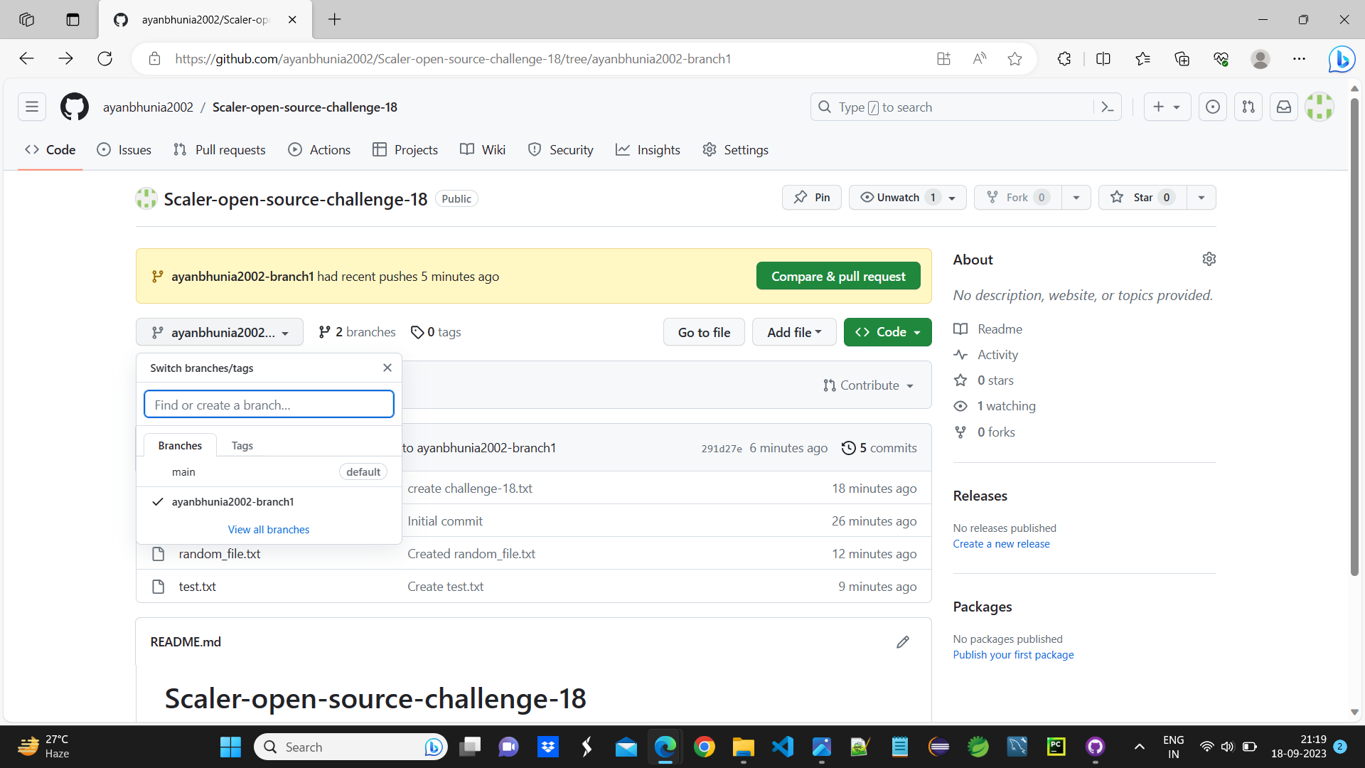 Challenge #1-Ayan Bhunia · Issue #208 · scaleracademy/scaler-open-source-september-challenge ...