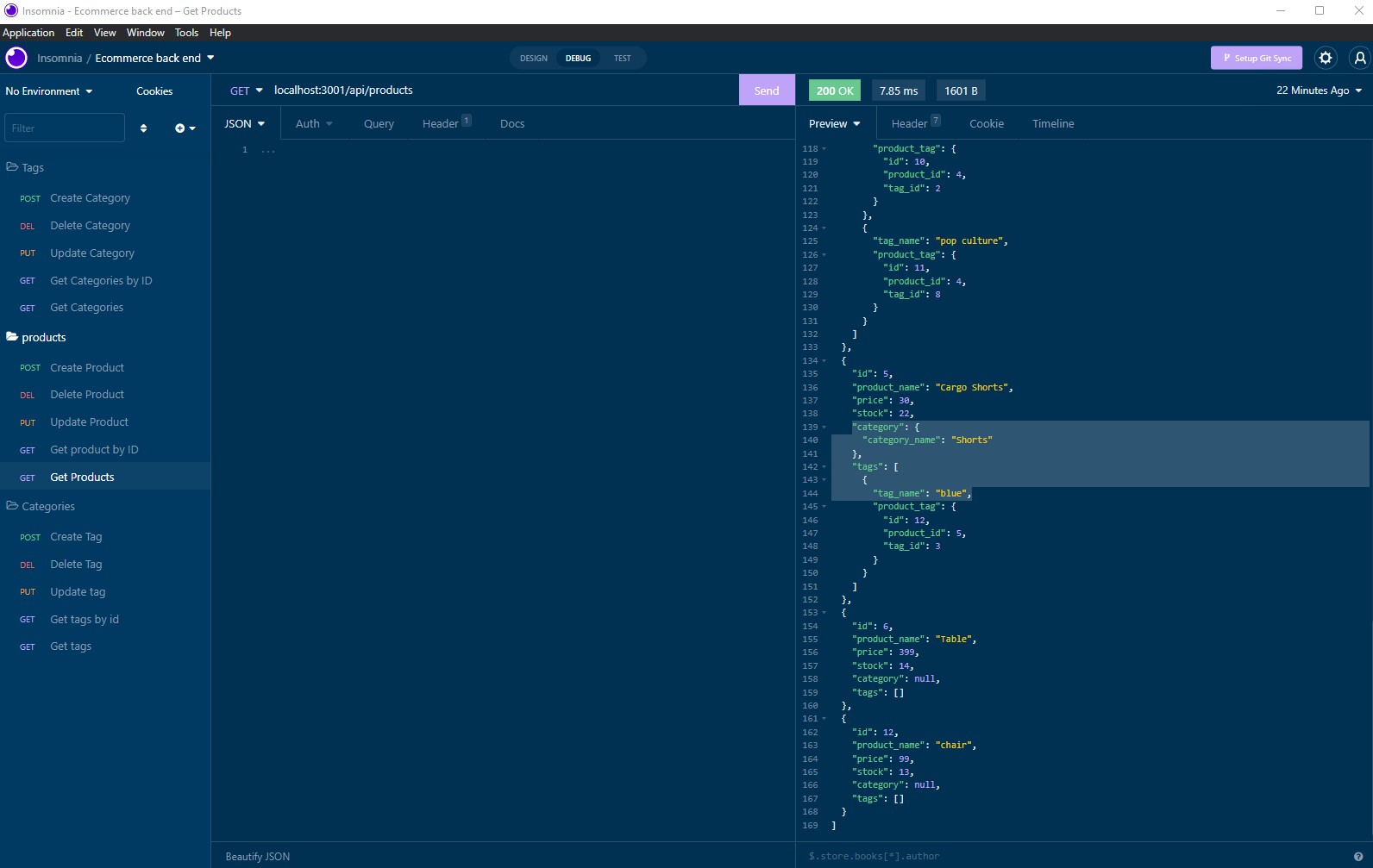 GitHub - nichojohnson84/eCommerceBackEndLivin