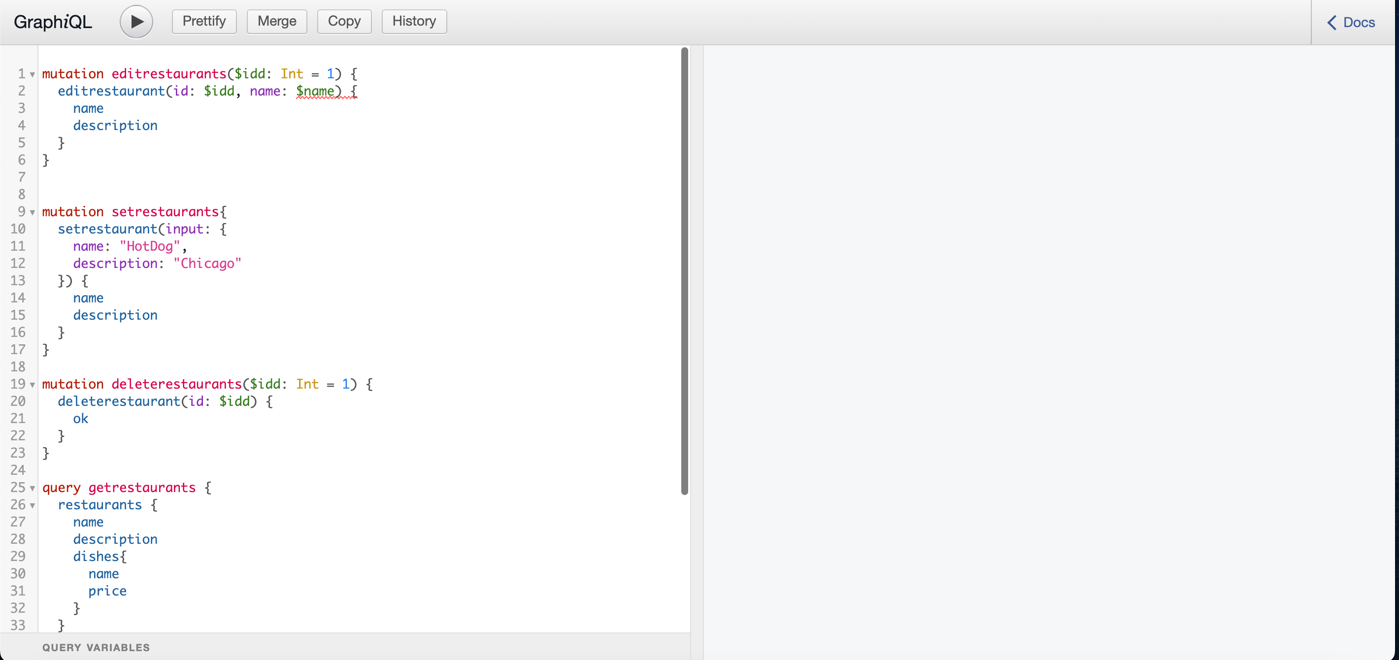 GitHub - JielinWang/GraphQL-Restaurant-Data
