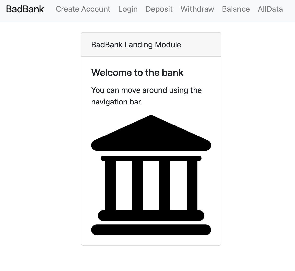 Github Jielinwangbadbank Standalone