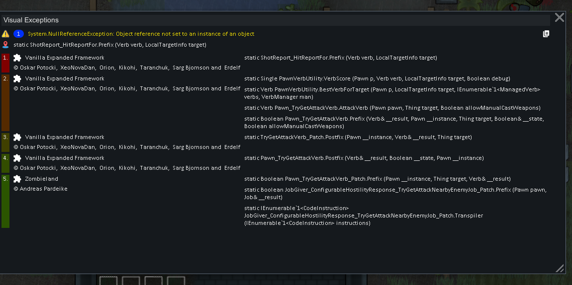 Exception in Verse.AI.ThinkNode_Priority.TryIssueJobPackage: System.NullReferenceException ...