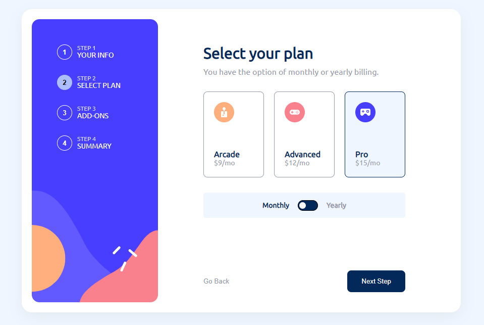 GitHub - seltaria/multi-step-form: 📋🗂️ Interactive form, React