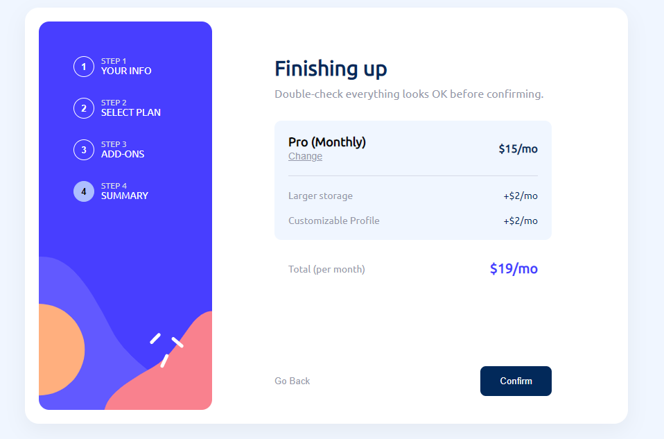 GitHub - seltaria/multi-step-form: 📋🗂️ Interactive form, React