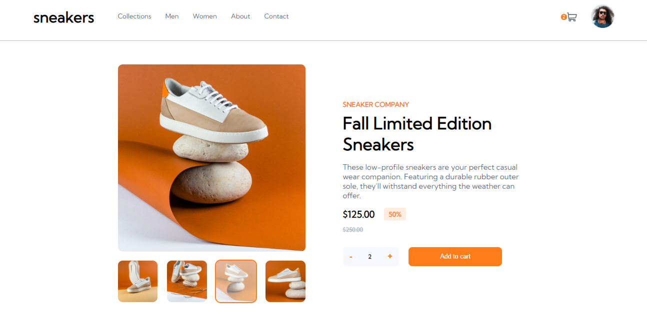 GitHub - seltaria/sneakers: E-commerce product page Sneakers