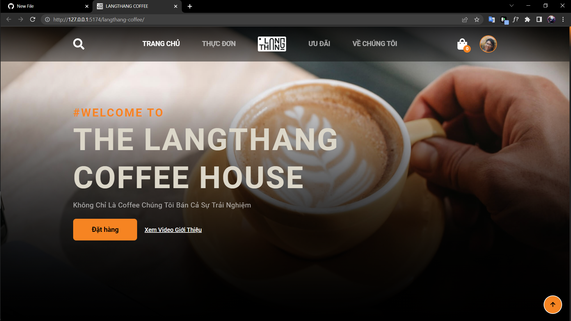 GitHub - mtrong100/langthang-coffee: create coffee website using react