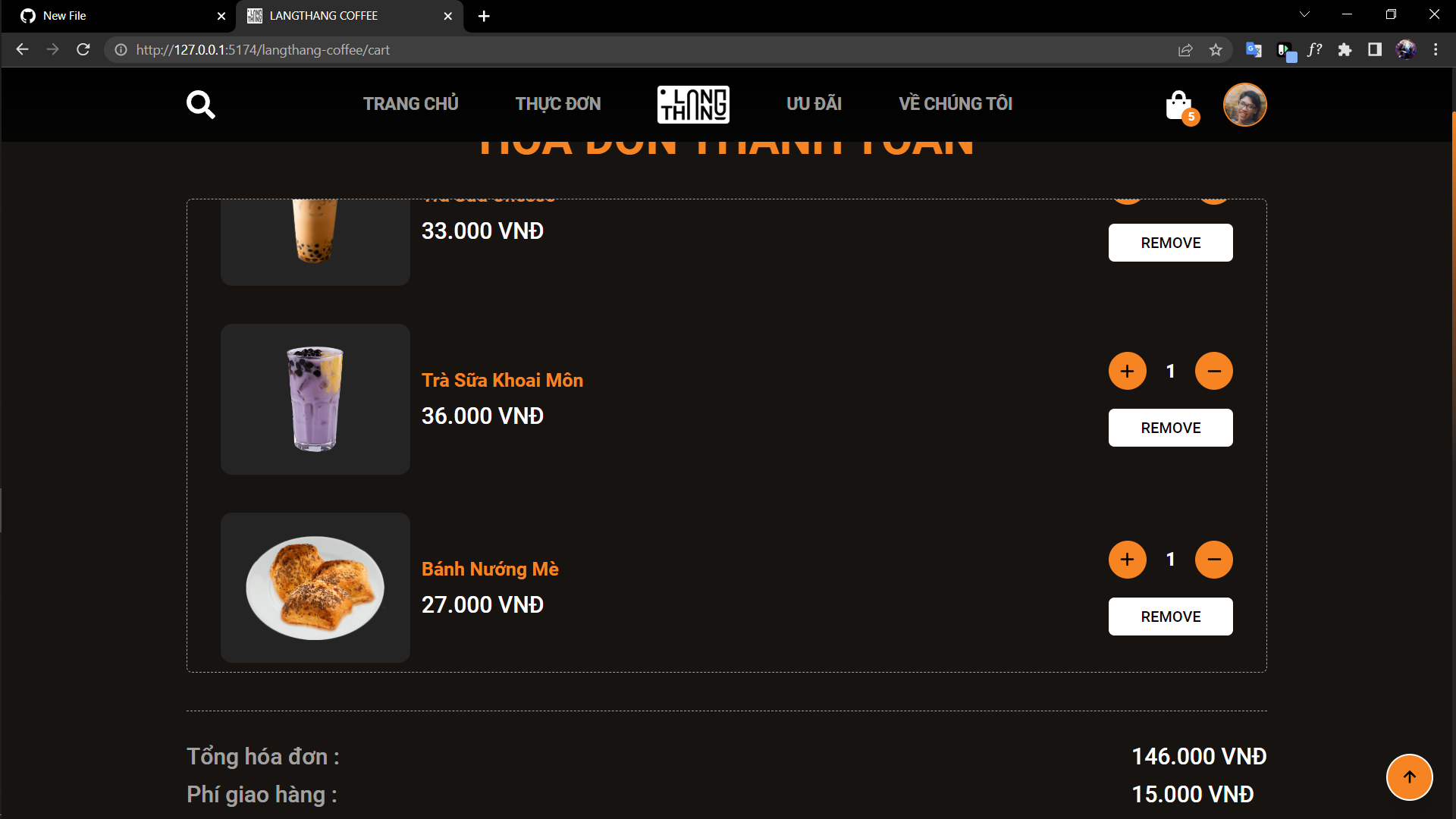 GitHub - mtrong100/langthang-coffee: create coffee website using react