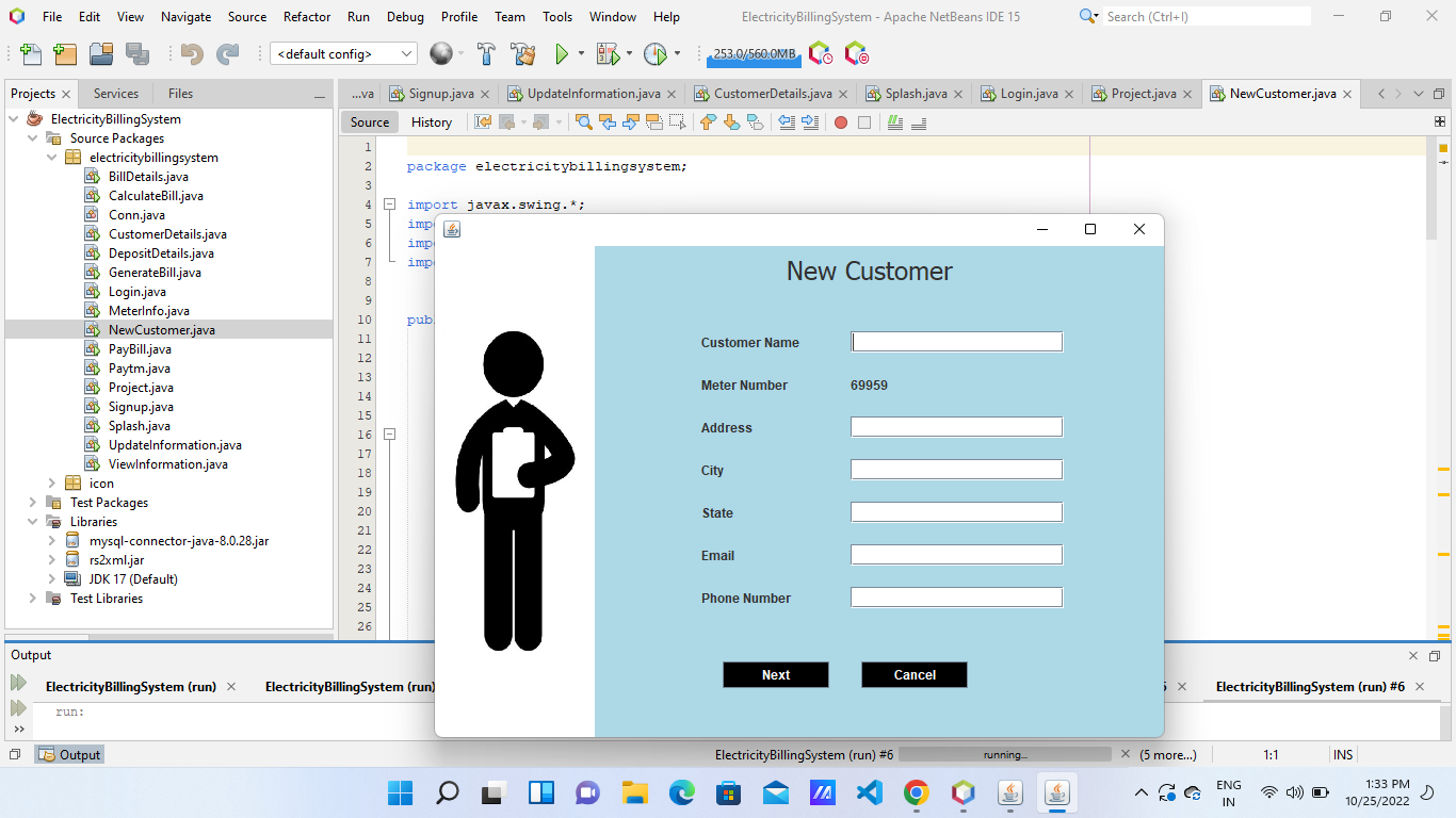 GitHub - tidkeshreyash/Electricity-Billing-System: It is a Internship ...