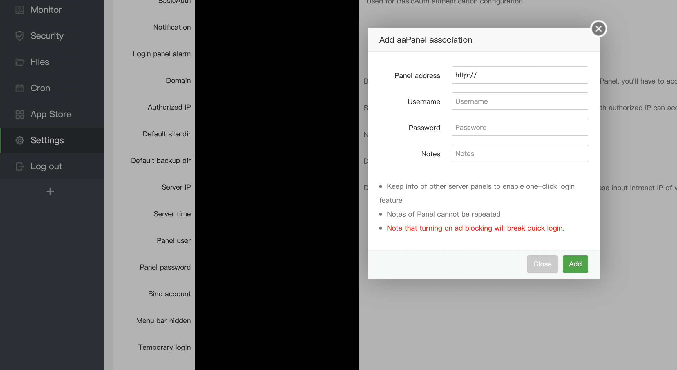[Feature-Request] please add individual links to menu · Issue #102 · aaPanel/aaPanel · GitHub