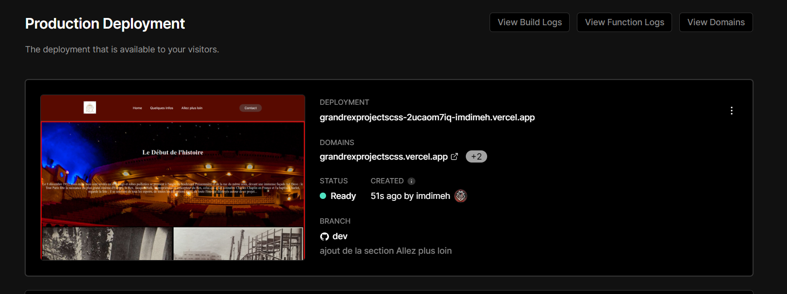 GitHub - ImDimeh/portfolio: ceci est le projets de mon portfolio