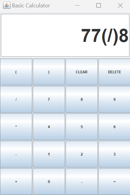 GitHub - singhayush1260/swing_calculator: Basic Calculator Java Application Using Swing