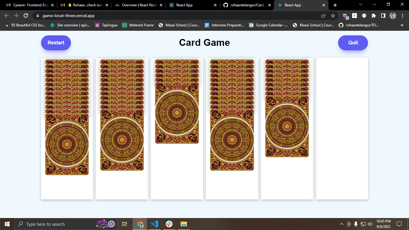 GitHub - rohaantelangur/Card_Game: In that game I am try to build Cards ...