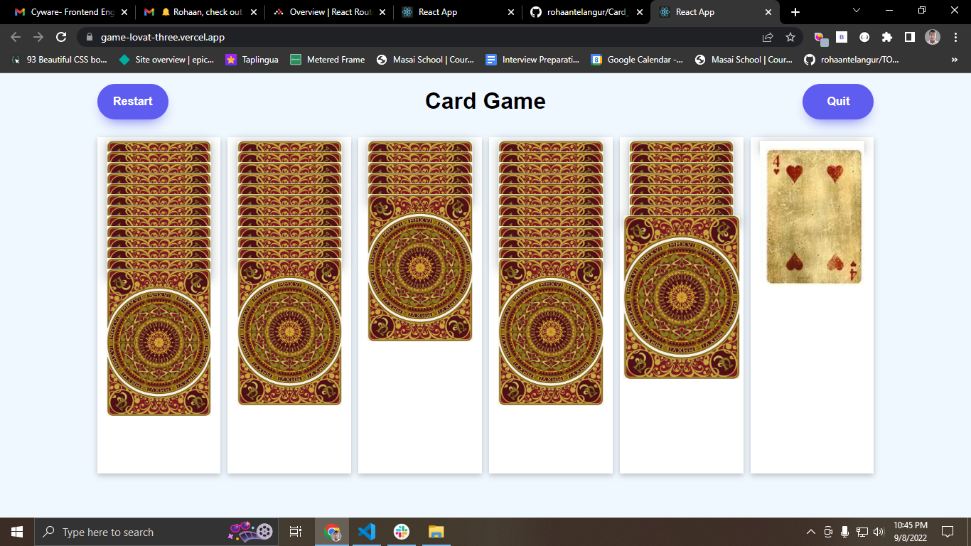 GitHub - rathodshivam05/Card_Game: In that game I am try to build Cards ...