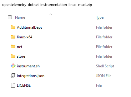 Incorrect directory name in opentelemetry-dotnet-instrumentation-linux-musl release · Issue ...