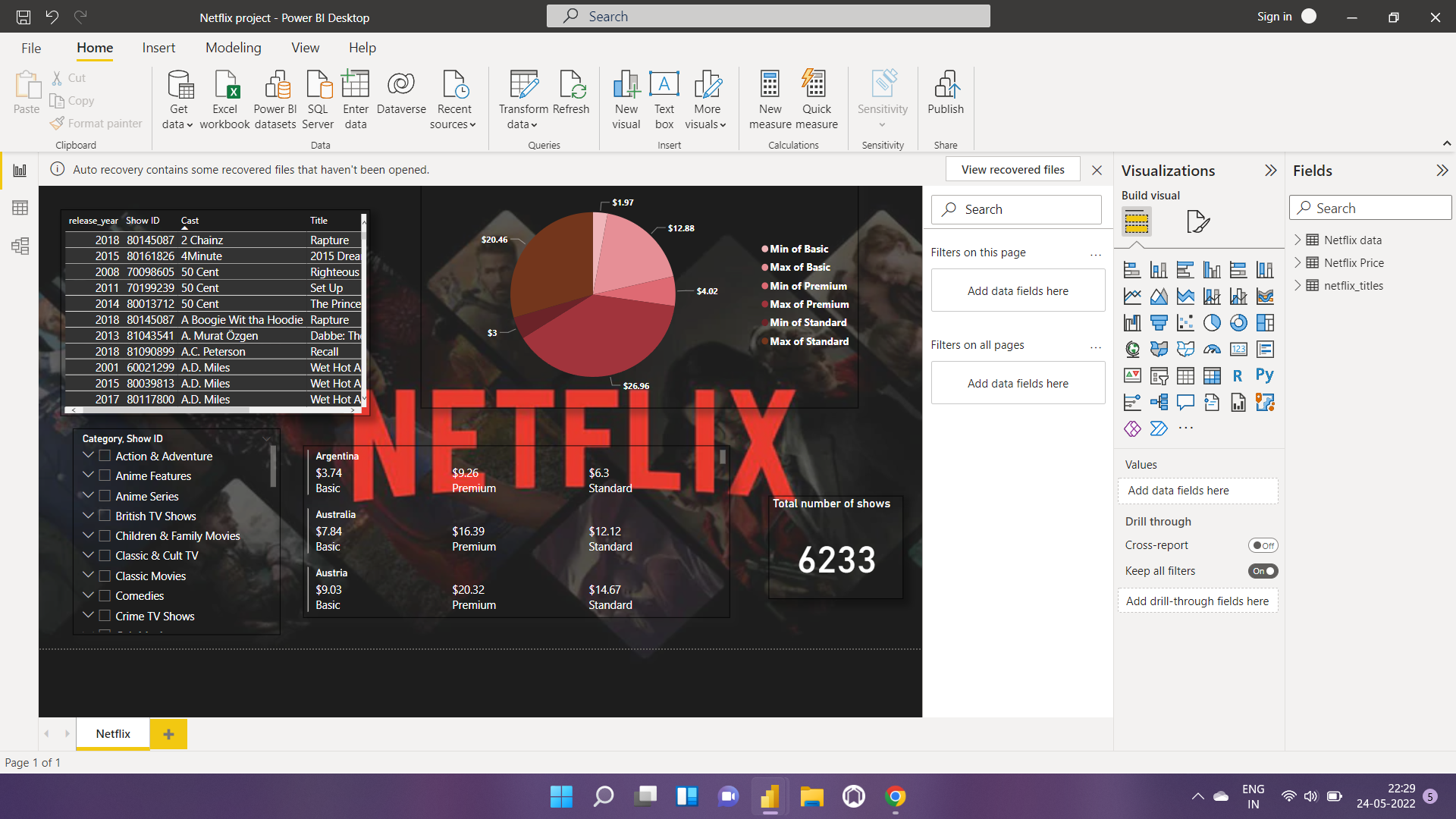 GitHub - NikitaChari/Netflix-Project: Netflix which is a streaming ...