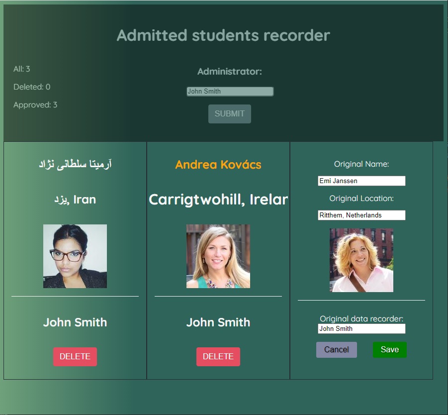 GitHub - andor-kovacs/student-recorder