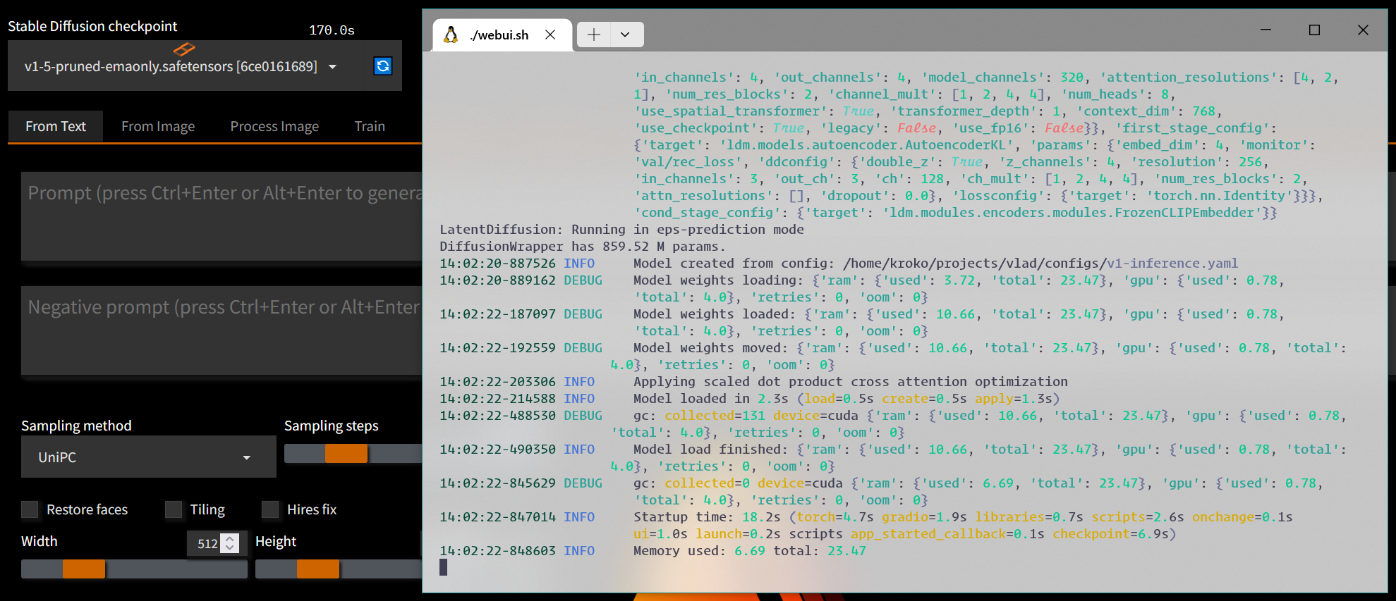 [Issue]: Model does not finish loading on startup · Issue #1161 · vladmandic/automatic · GitHub