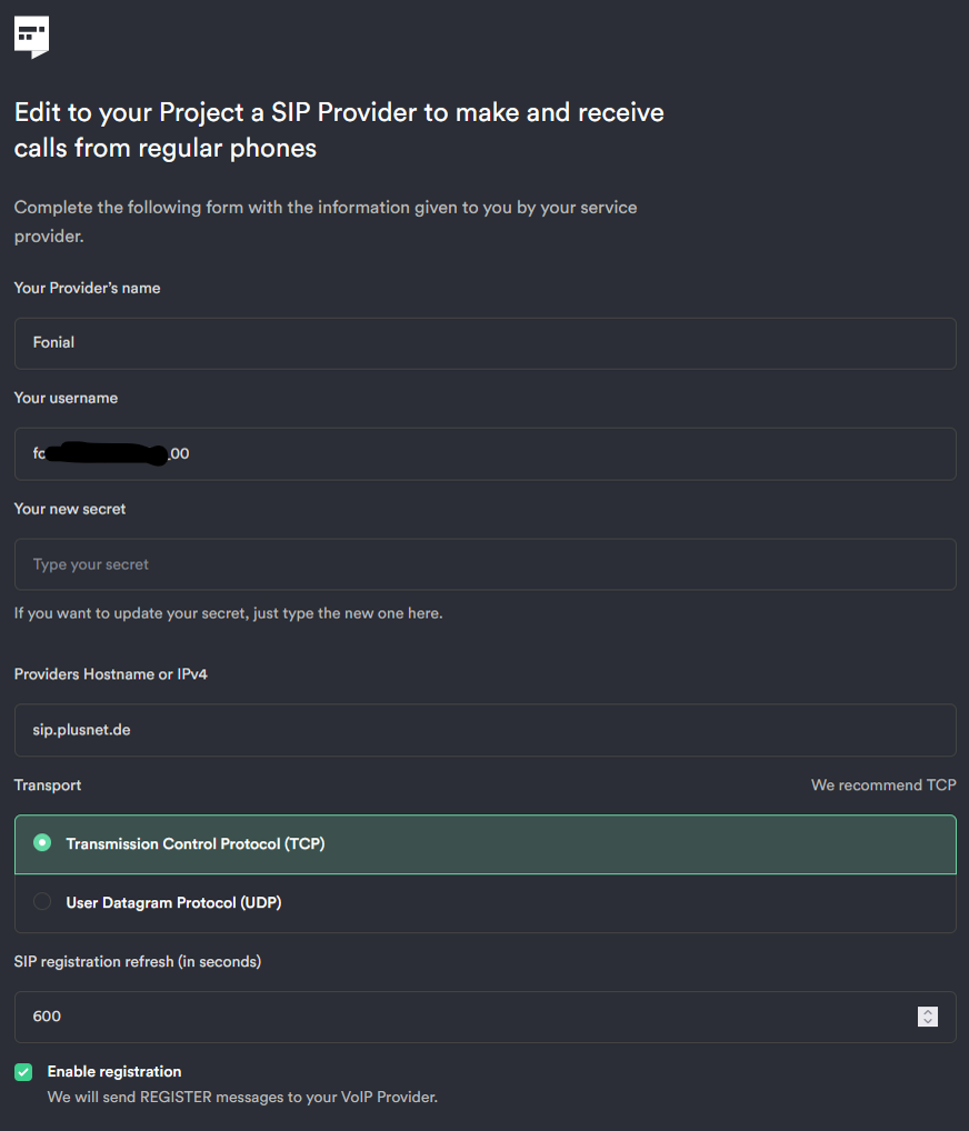 Trouble setting up a SIP Trunk · Issue #486 · fonoster/fonoster · GitHub