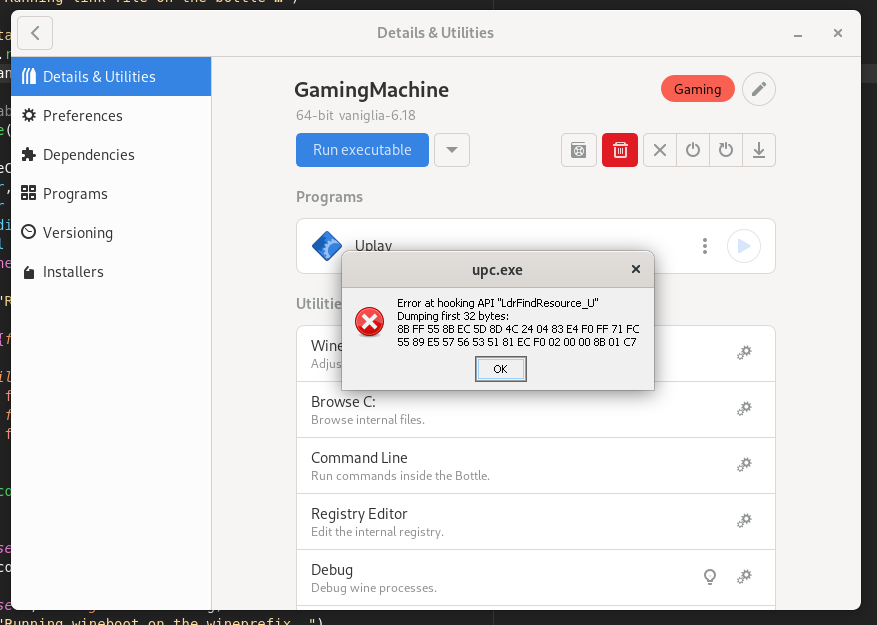[BUG] Ubisoft Connect API Error · Issue #624 · bottlesdevs/Bottles · GitHub