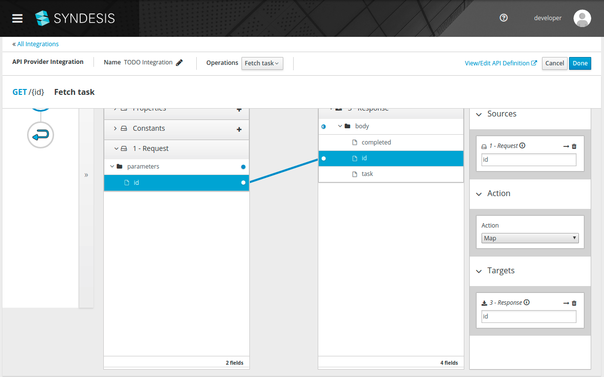 Data Mapper UI partially hidden when in API Provider integration ...